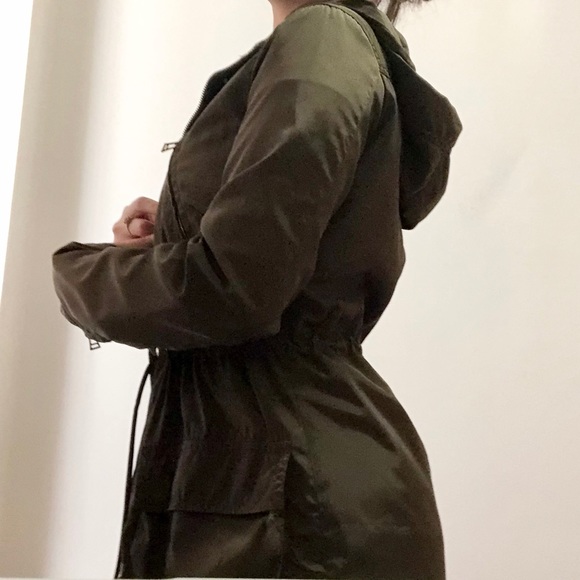 Zara | Jackets & Coats | Zara Olive Green Parka | Poshmark